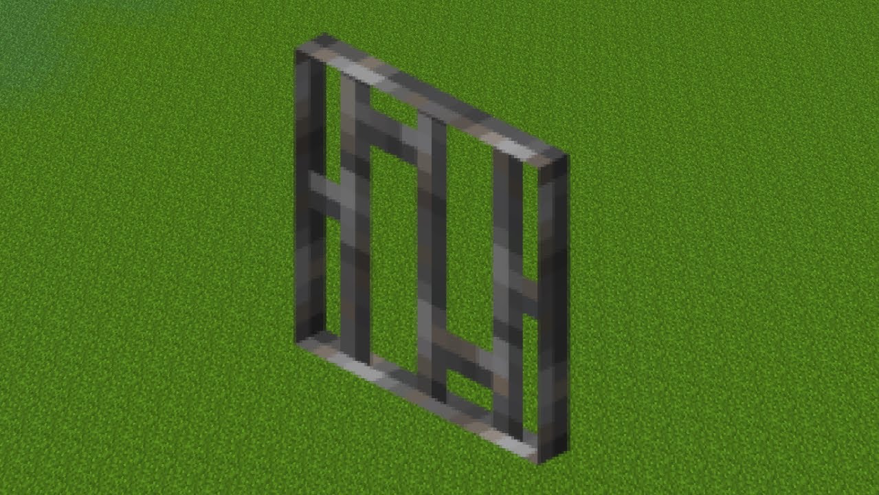 How to make Iron bars in Minecraft | Minecraft-Max.com
